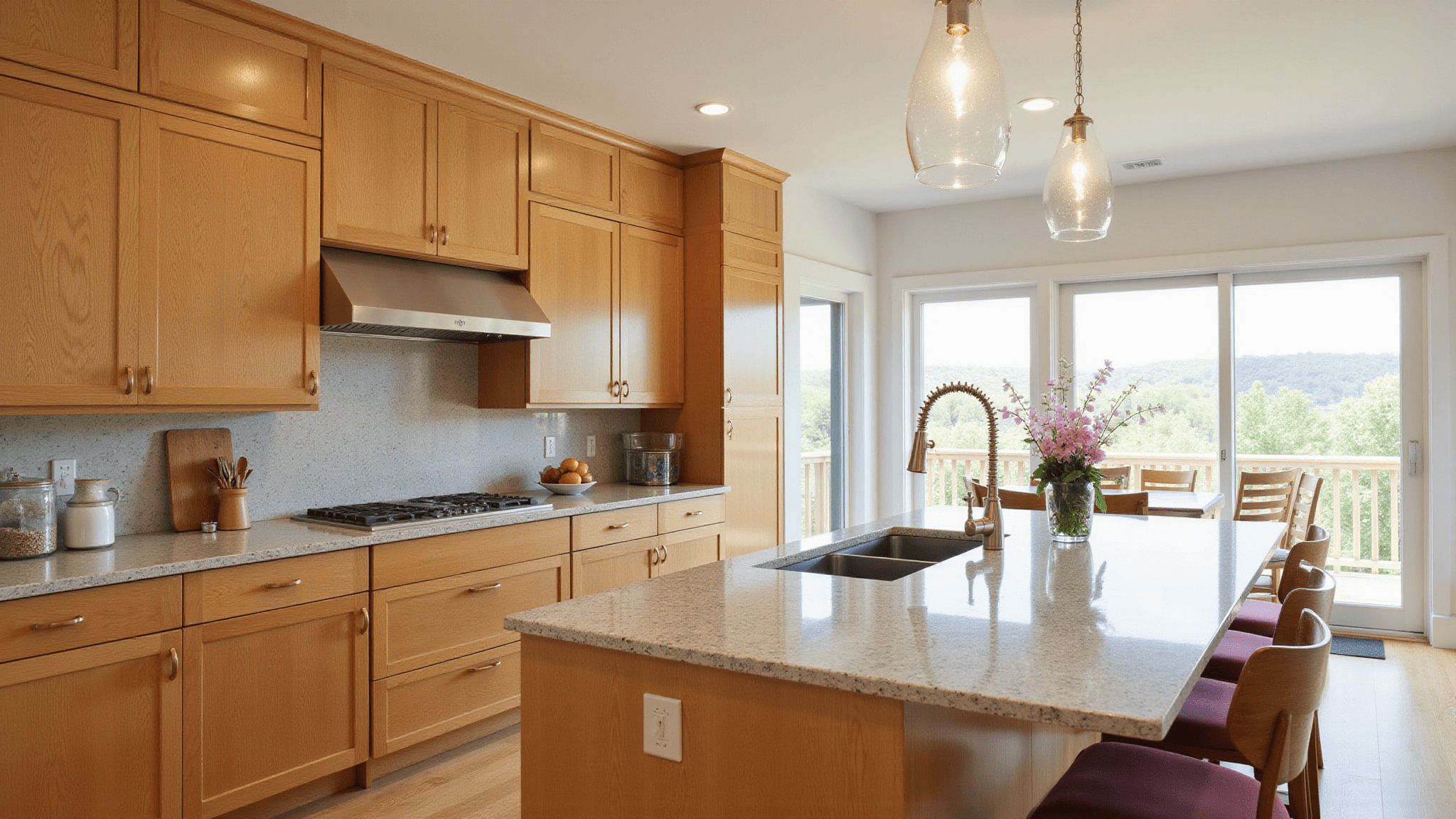 Golden Oak Kitchen Cabinets: Timeless Warmth Meets Modern Design ...