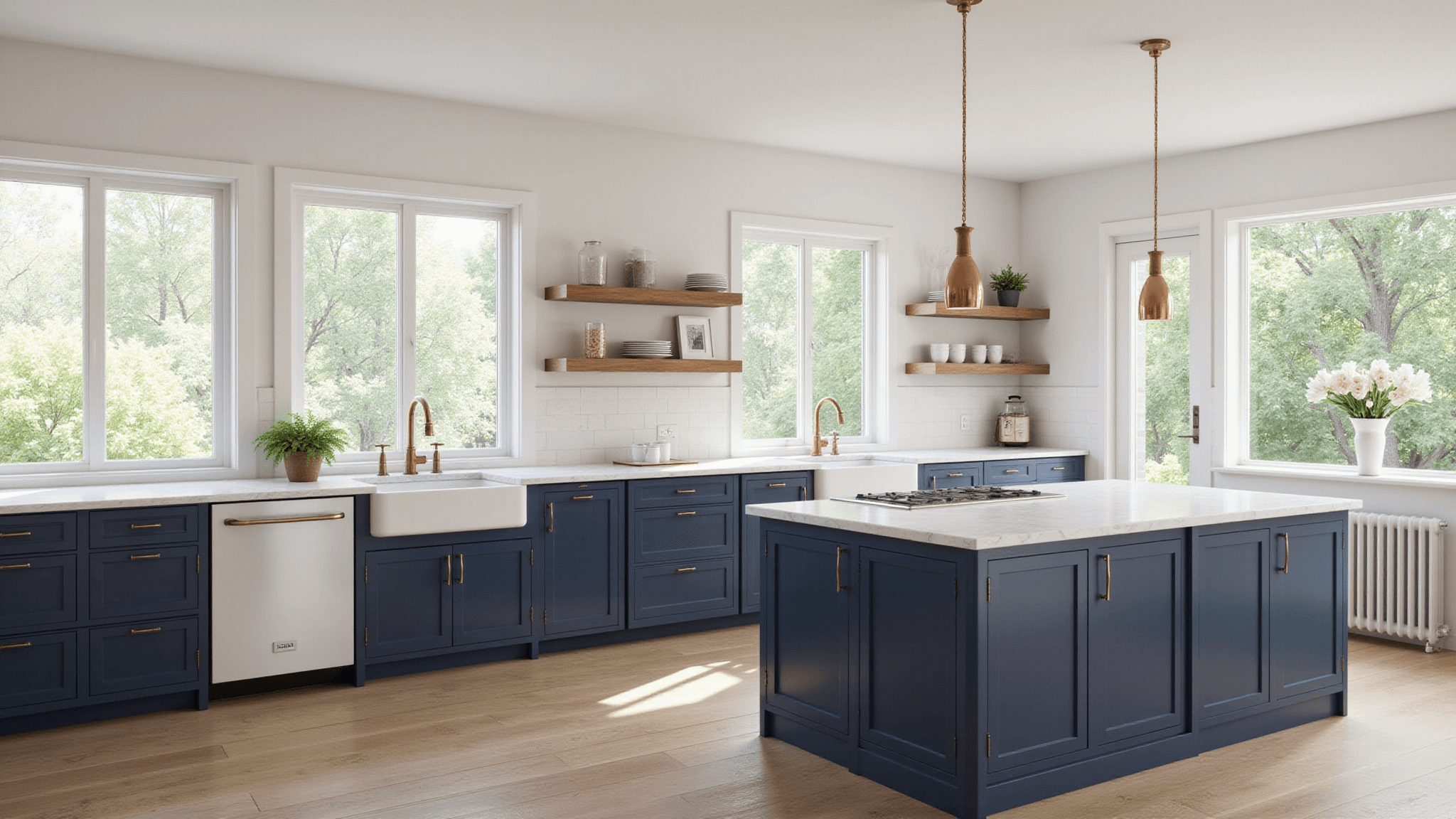 Navy Cabinets: The Bold and Timeless Kitchen Design Trend You Need to ...